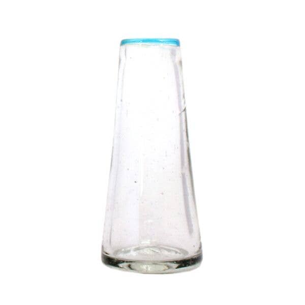 Sobremesa by Greenheart- Small Conical Vase Aqua Rim | LULU CADIEUX ...