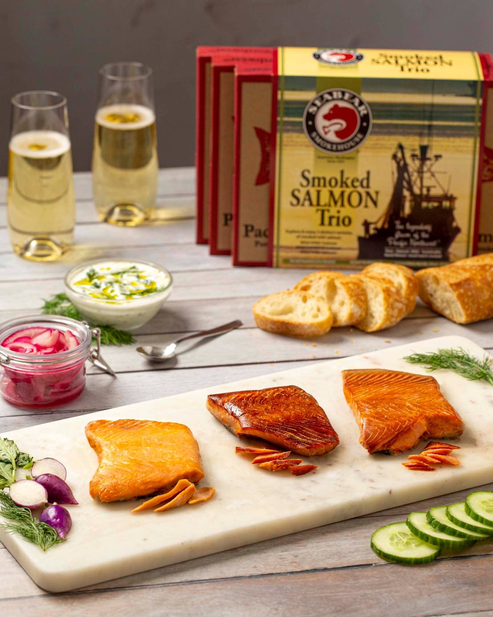 SeaBear Smokehouse - Smoked Salmon Trio | LULU CADIEUX: SHOP. COOK ...
