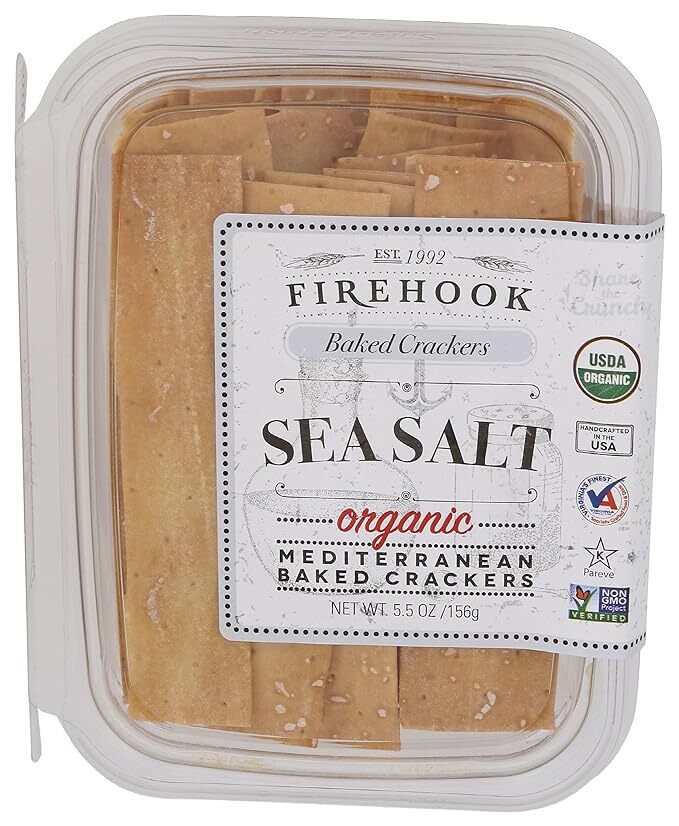 Firehook Bakery- Sea Salt Baked Crackers 5.5oz | LULU CADIEUX: SHOP ...