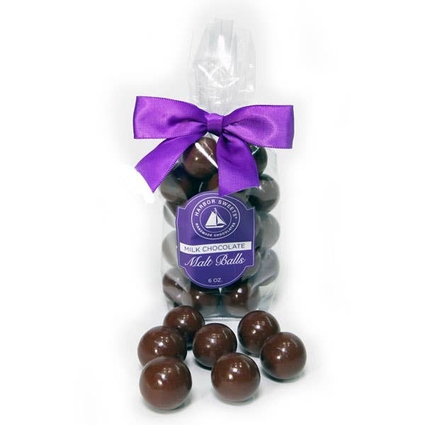 Harbor Sweets - Milk Chocolate Malted Milk Balls - 6 oz cello bag ...